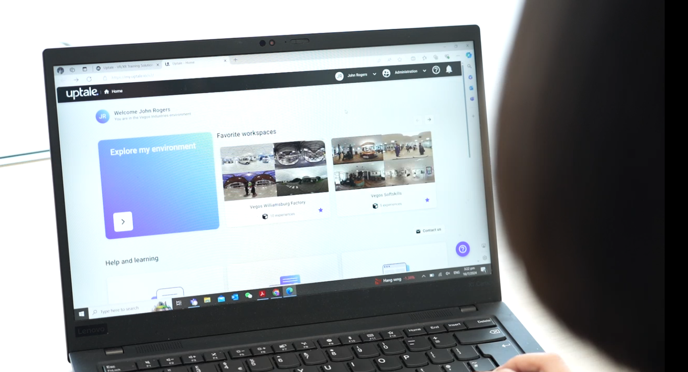 Digital Learning : Rise Up intègre la Réalité Virtuelle dans son LMS avec Uptale - Uptale